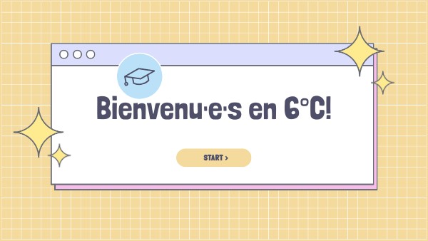 Rentrée 2024 - 6F | Genially