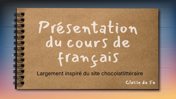 Diaporama 5e | Genially