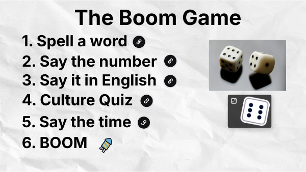 The boom game | Genially