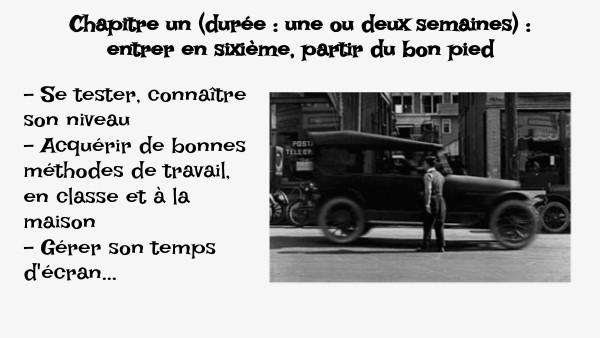 Progression annuelle sixième