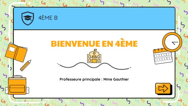 Rentrée 4ème