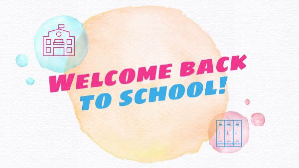 5e - Welcome back to school!