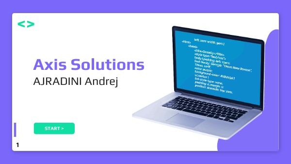Axis solutions par Andrej AJRADINI | Genially