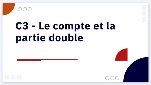 03_Le compte et la partie double synthèse | Genially
