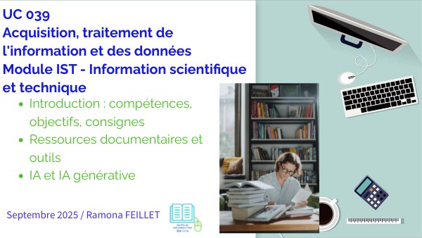 UE 039 - Centre de documentation Oniris