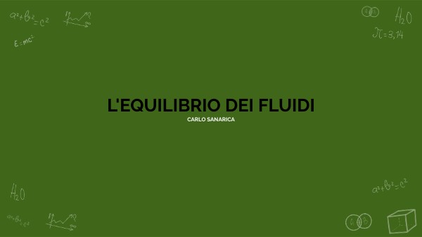 La statica dei fluidi | Genially