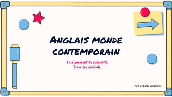 rentrée 1ere AMC - présentation spécialité | Genially