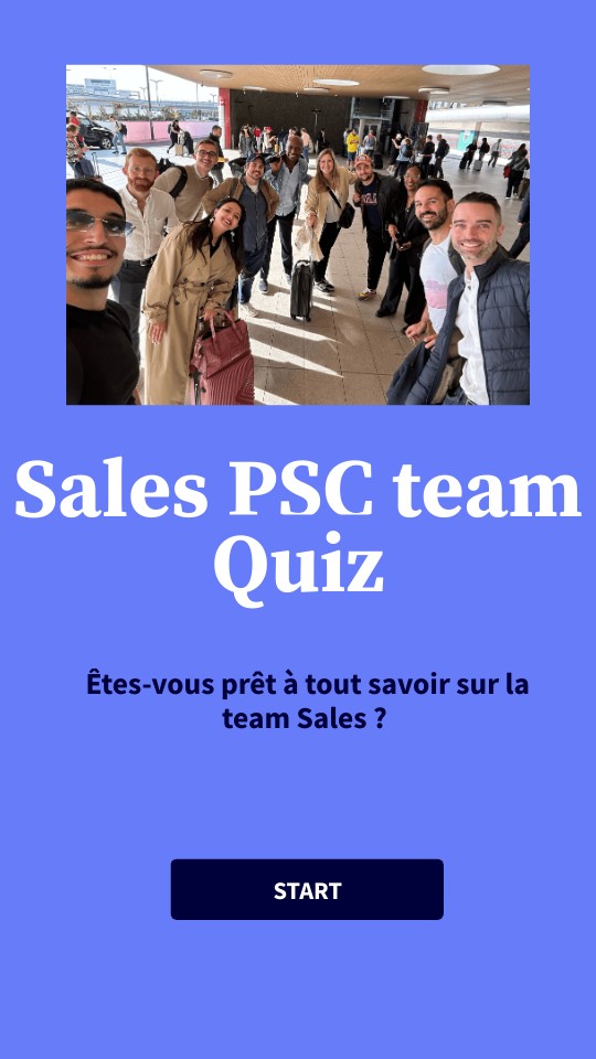 Copie - Quiz PSC Sales