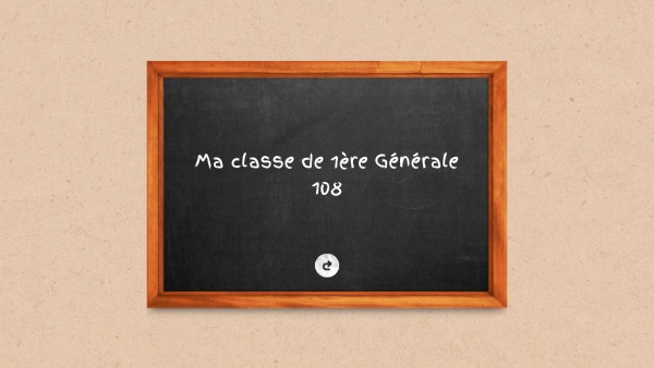 Présentation classe de 1ère | Genially