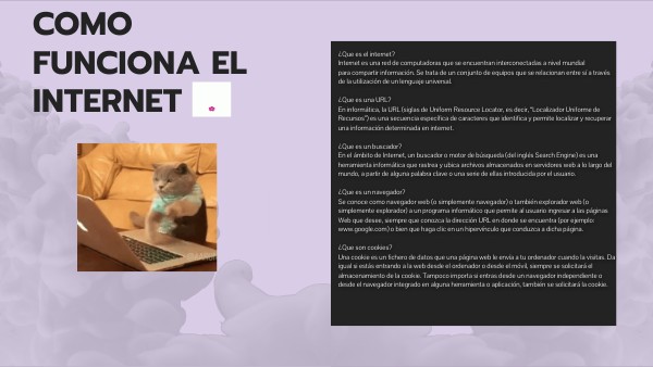 como funciona el internet | Genially