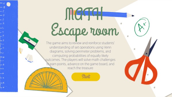 Math Escape Room | Genially
