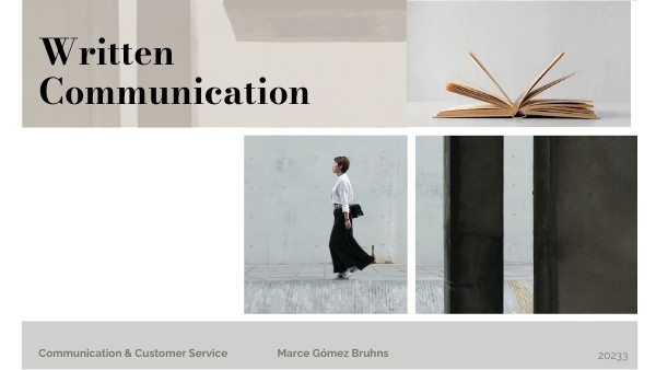Written communication | Genially