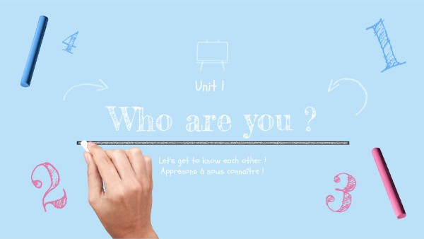 6ème séquence 1 : Who are you