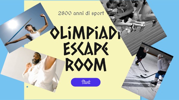 OLIMPIADI ESCAPE ROOM | Genially