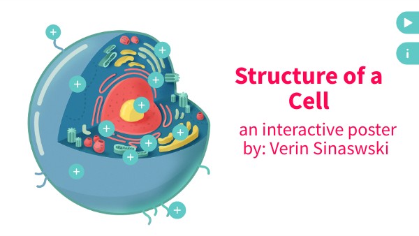 Interactive cell poster