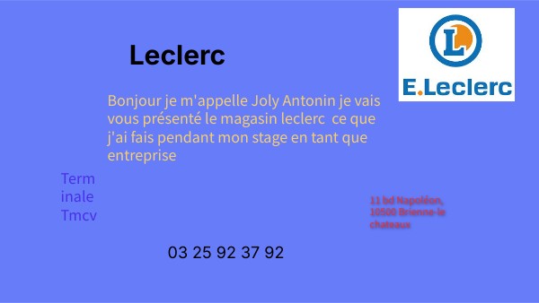 Leclerc Joly Antonin