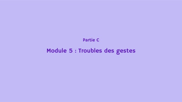 PARTIE C - MODULE 5