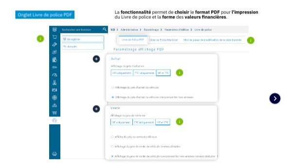 Edition LDP Paramétrage