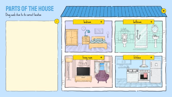 House Parts Game | Genially