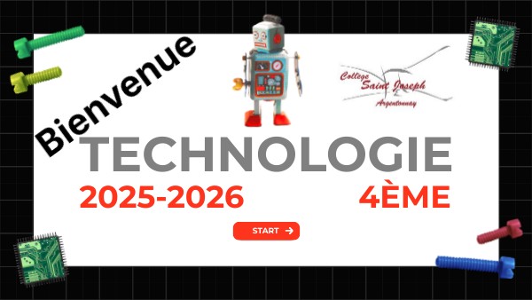Technologie 4ème | Genially