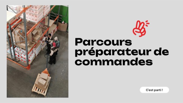 Préparateur de commande - vocabulaire charline | Genially