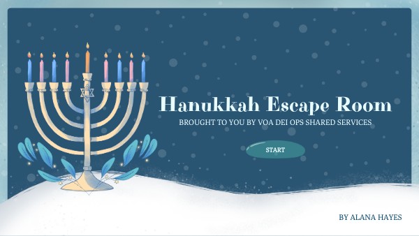 Hanukkah Escape Room | Genially