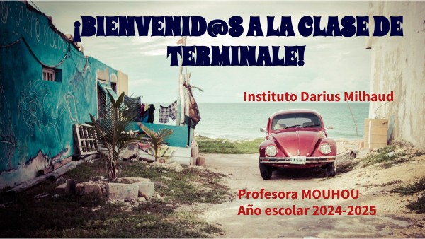 Presentation terminales | Genially