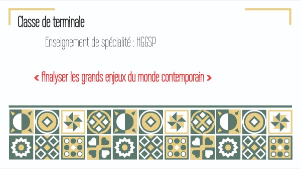 HGGSP terminale | Genially