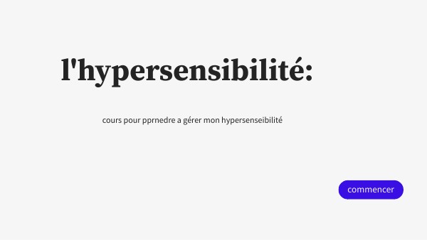 Cours interactive basique