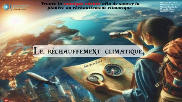 Escape game : Réchauffement climatique | Genially
