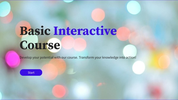 Basic Interactive Course