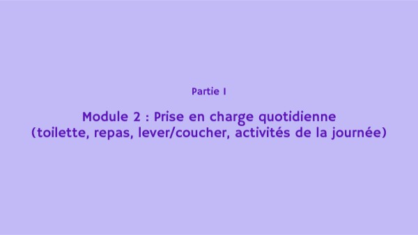 PARTIE I - MODULE 2
