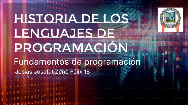 historia de los lenguajes de programacion