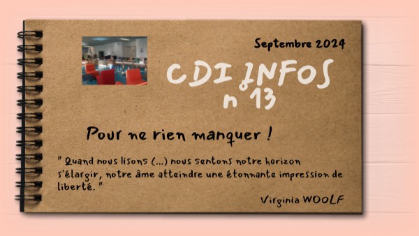 CDI INFOS n°13
