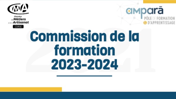 COMMISSION DE LA FORMATION 2023 | Genially
