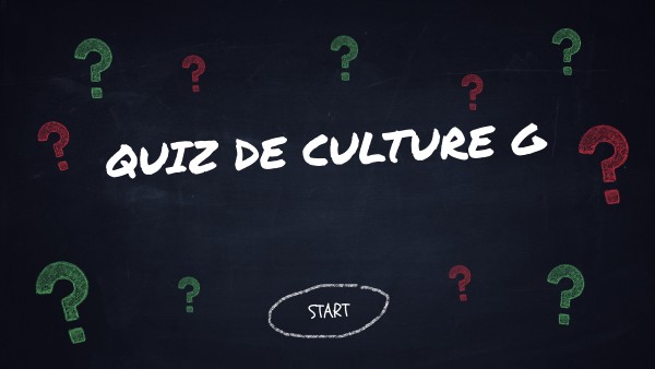 Quiz de rentrée Proc