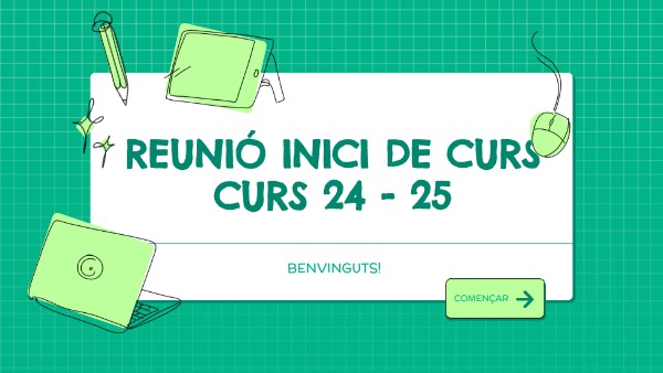 Reunió pares curs 24 - 25