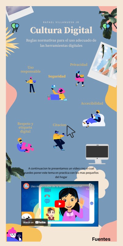 Reglas normativas para el uso adecuado de herramientas digitales | Genially