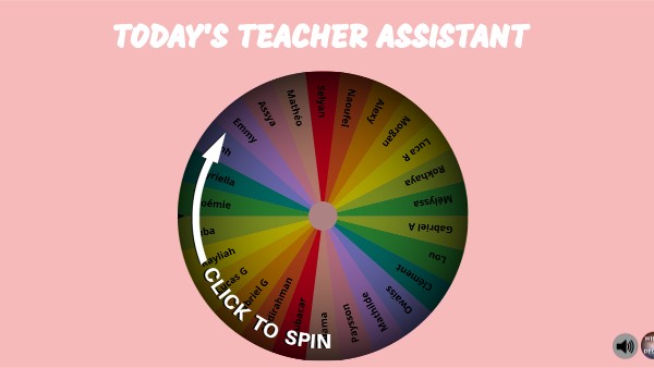 Teacher assistant 5C