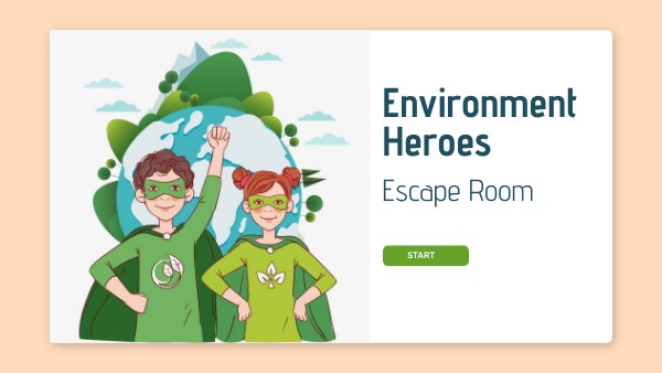 Escape Room: Environment Heroes | Genially