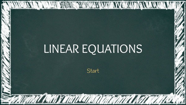 1.2.3 Linear Equations