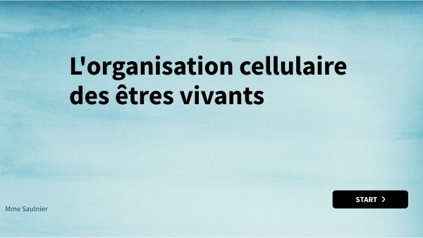 Uni-Pluri + Les niveaux d'organisation seconde | Genially