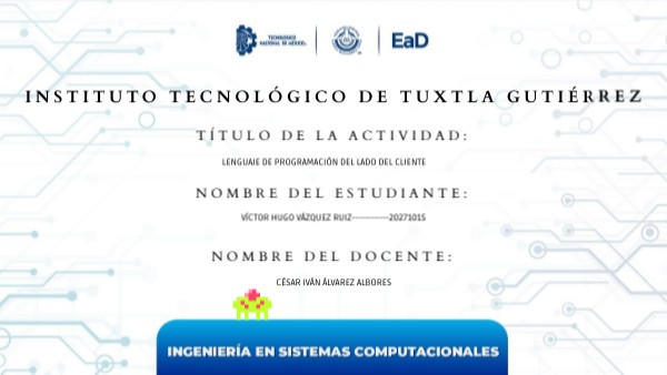 Lenguaje de Programación del Lado del Cliente