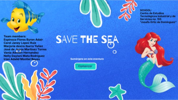 Clean the Ocean Adventure: The Mission of Ariel and Her Friends | Genially