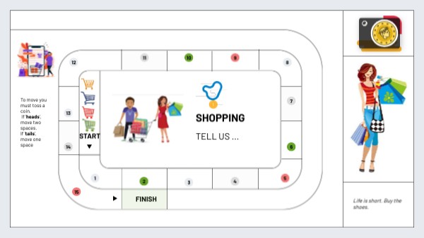 Outcomes Pre 2.2 Shopping | Genially