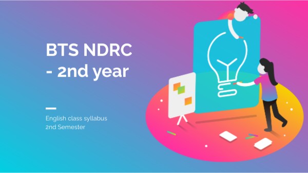 Euridis- BTS NDRC - 2nd year 2nd Semester | Genially