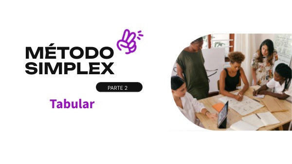 Método Simplex Tabular | Genially