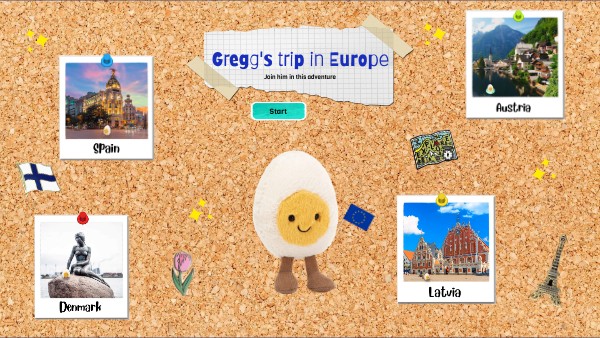 Gregg's trip Europe | Genially