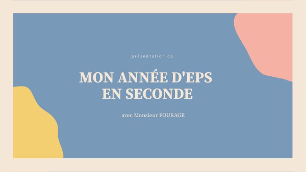 Mon année de seconde