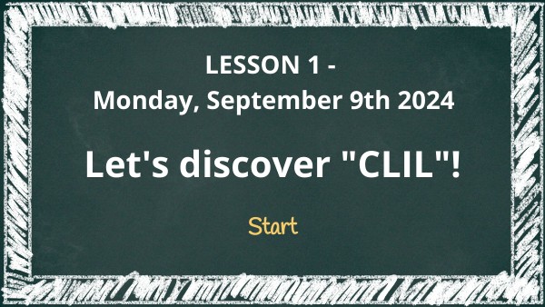Lesson 1 - What is CLIL?